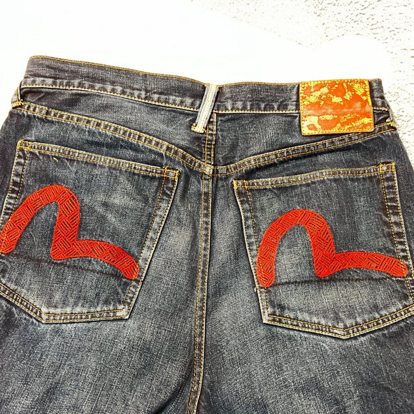 Evisu | Jeans | 349 Authentic Evisu Mens Boot Cut Button Fly Blue Jeans ...